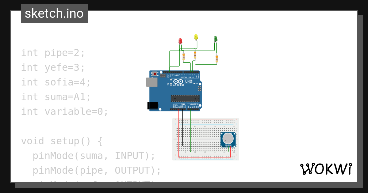 Potencio Wokwi Esp32 Stm32 Arduino Simulator