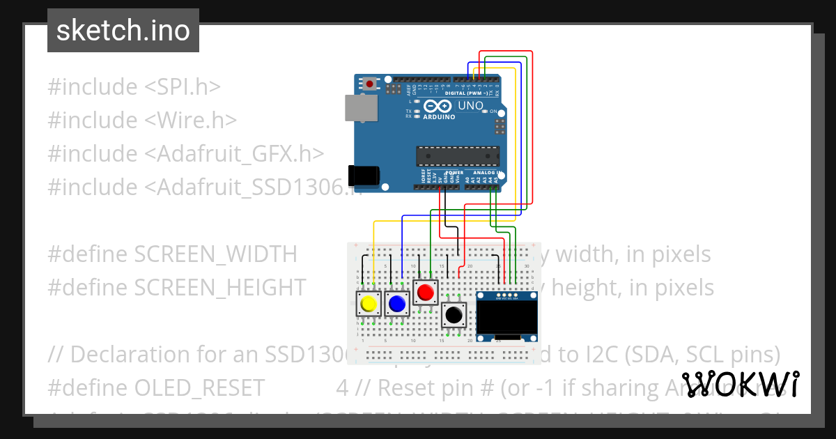 jogo da cobrinha - Wokwi ESP32, STM32, Arduino Simulator