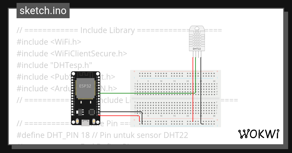 TUGAS KOMUNIKASI DATA - Wokwi ESP32, STM32, Arduino Simulator