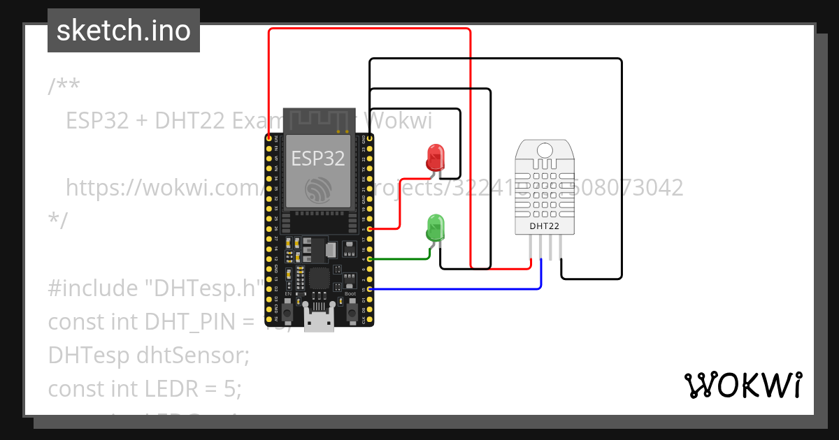 ESP32 - Wokwi ESP32, STM32, Arduino Simulator
