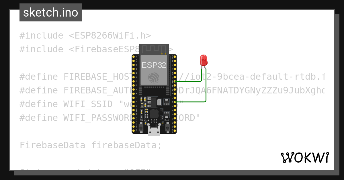 Led Blinkwokwifirebaseandroidapp Wokwi Esp32 Stm32 Arduino 6718