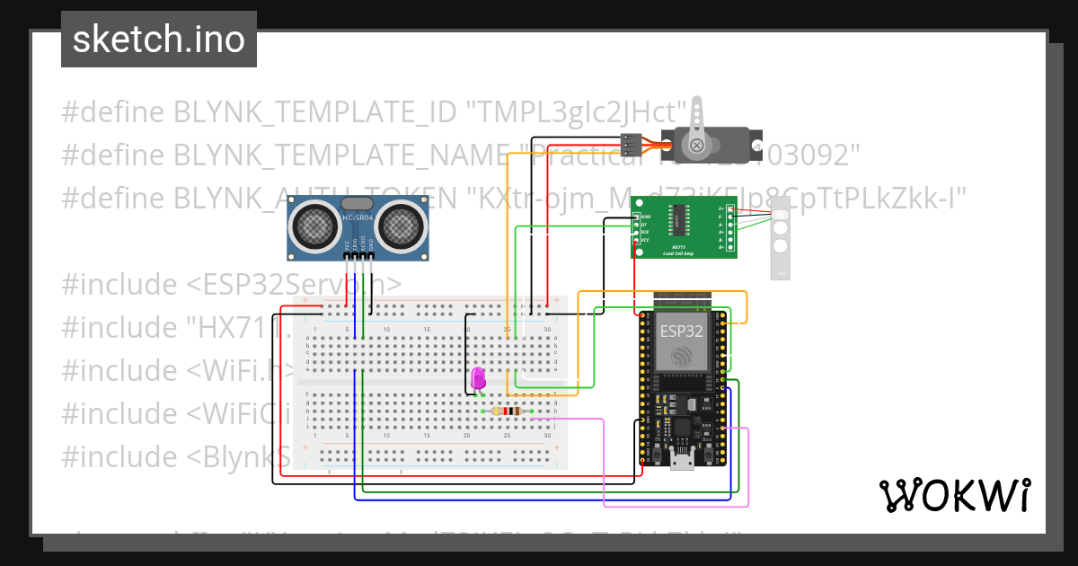 Practical 10 Blynk App 123103092 Wokwi Esp32 Stm32 Arduino Simulator 9452