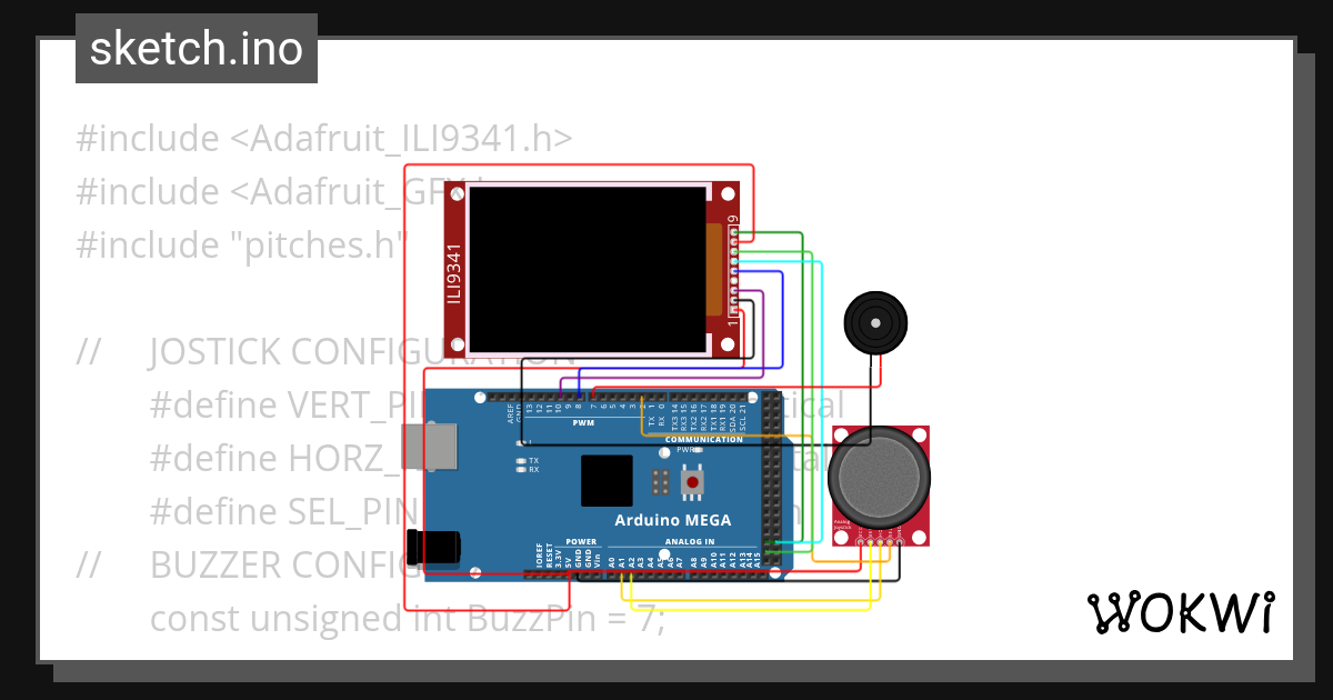 New Game Set Up Frame - Wokwi ESP32, STM32, Arduino Simulator