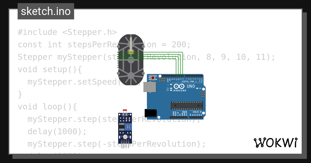 Лабораторная работа №8 Управление двигателем постоянного потока Wokwi Esp32 Stm32 Arduino 6034