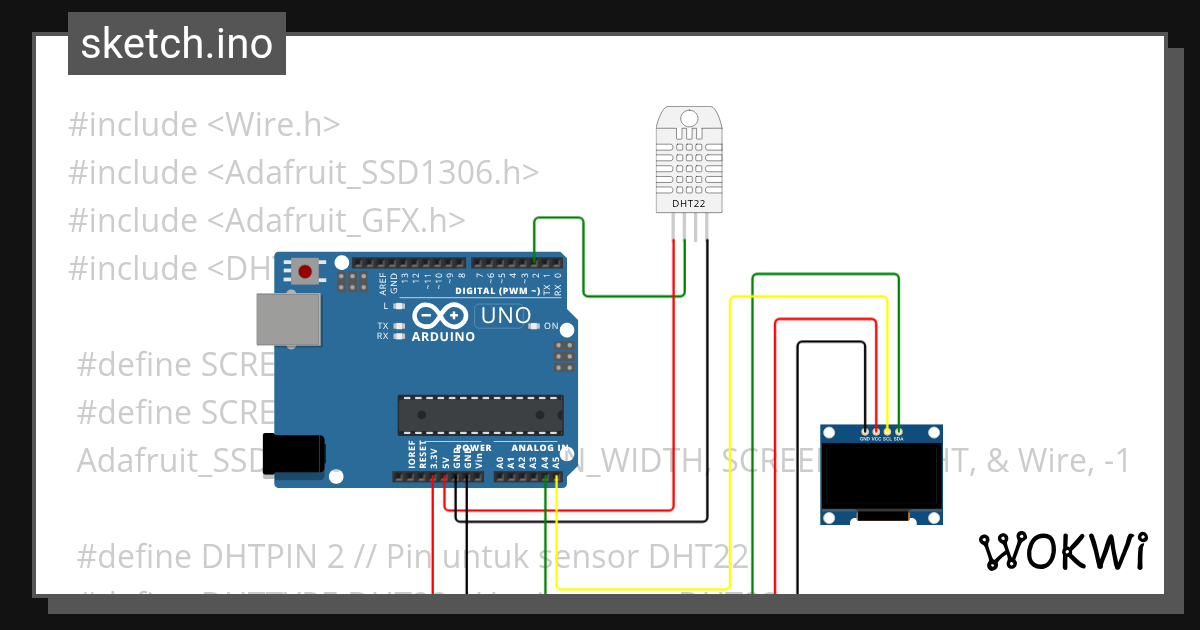 Tugas project sensor - Wokwi ESP32, STM32, Arduino Simulator