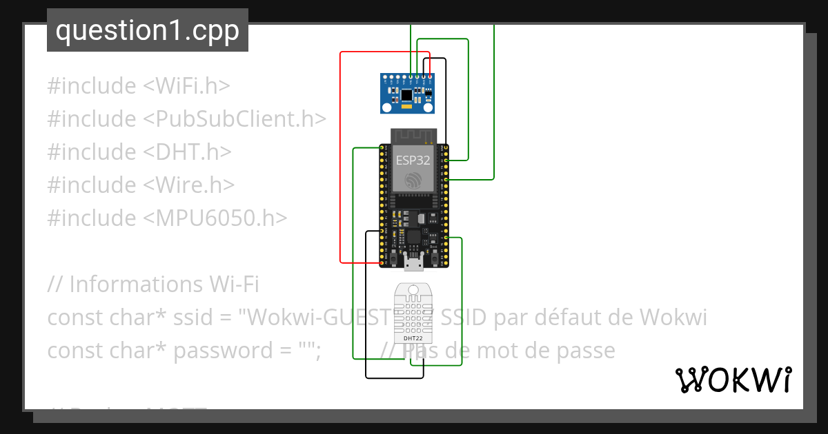 TP SMART DEVICE SEANCE 3 - Wokwi ESP32, STM32, Arduino Simulator