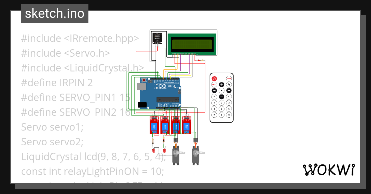 project relay final - Wokwi ESP32, STM32, Arduino Simulator