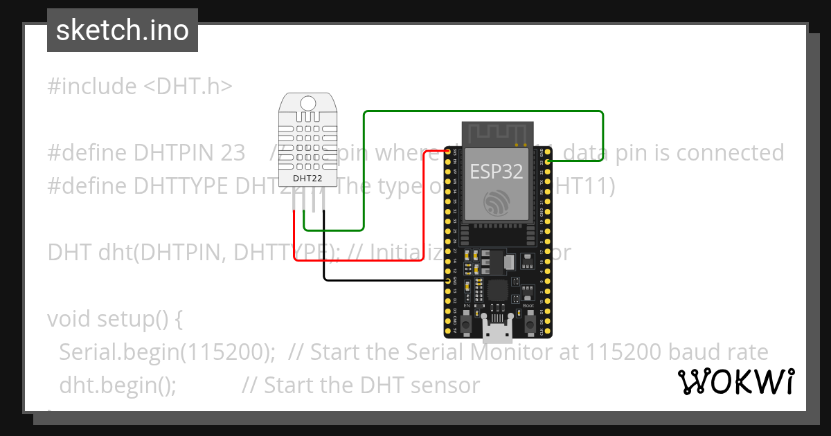 Bhanu Dht Sensor Wokwi Esp32 Stm32 Arduino Simulator 0948