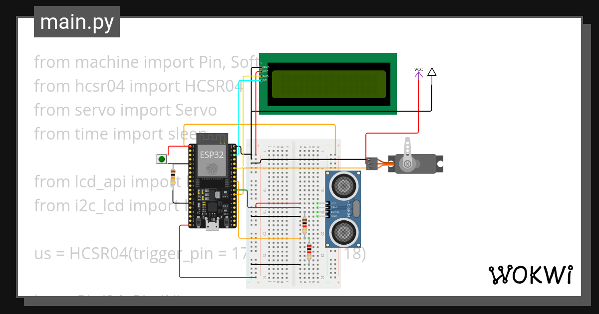 parking complet - Wokwi ESP32, STM32, Arduino Simulator