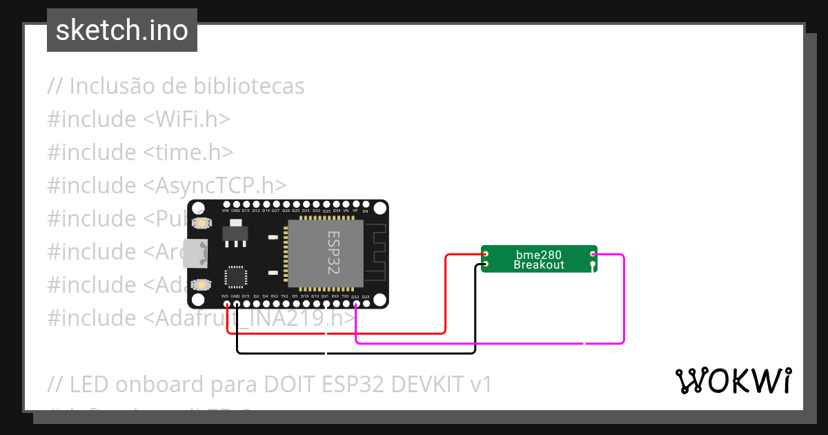 BME280_SOLARSENSE - Wokwi ESP32, STM32, Arduino Simulator