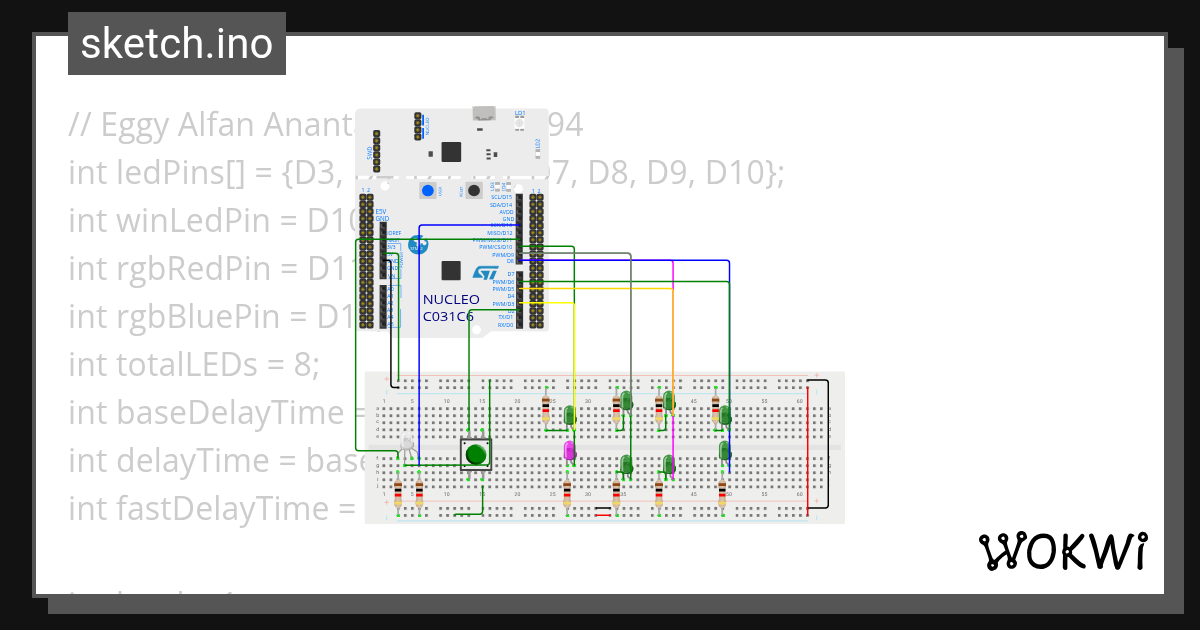 Eggy Alfan Ananta_1103223194_Selasa,3 - Wokwi ESP32, STM32, Arduino Simulator