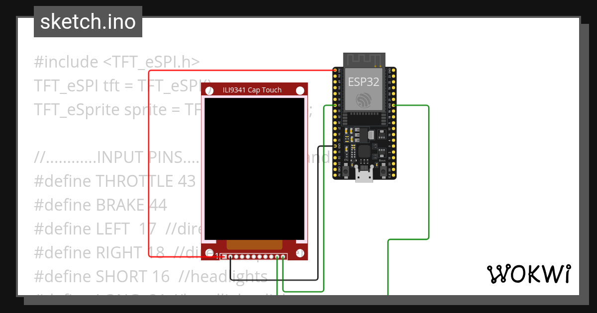 hud - Wokwi ESP32, STM32, Arduino Simulator