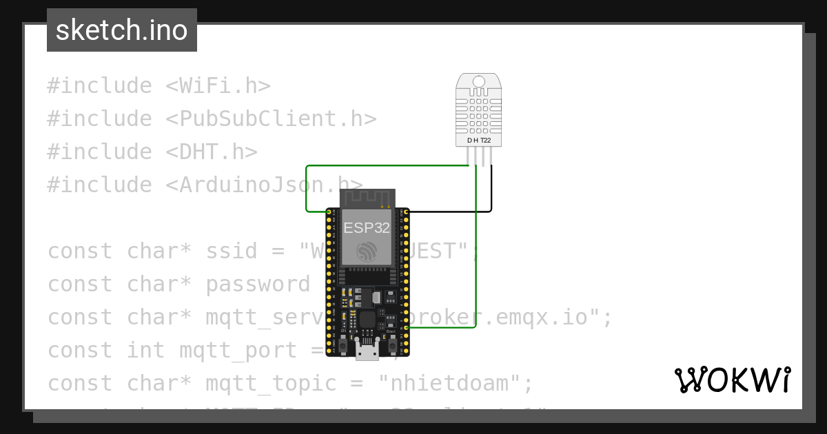 Mqttdhtweb Wokwi Esp32 Stm32 Arduino Simulator 7225