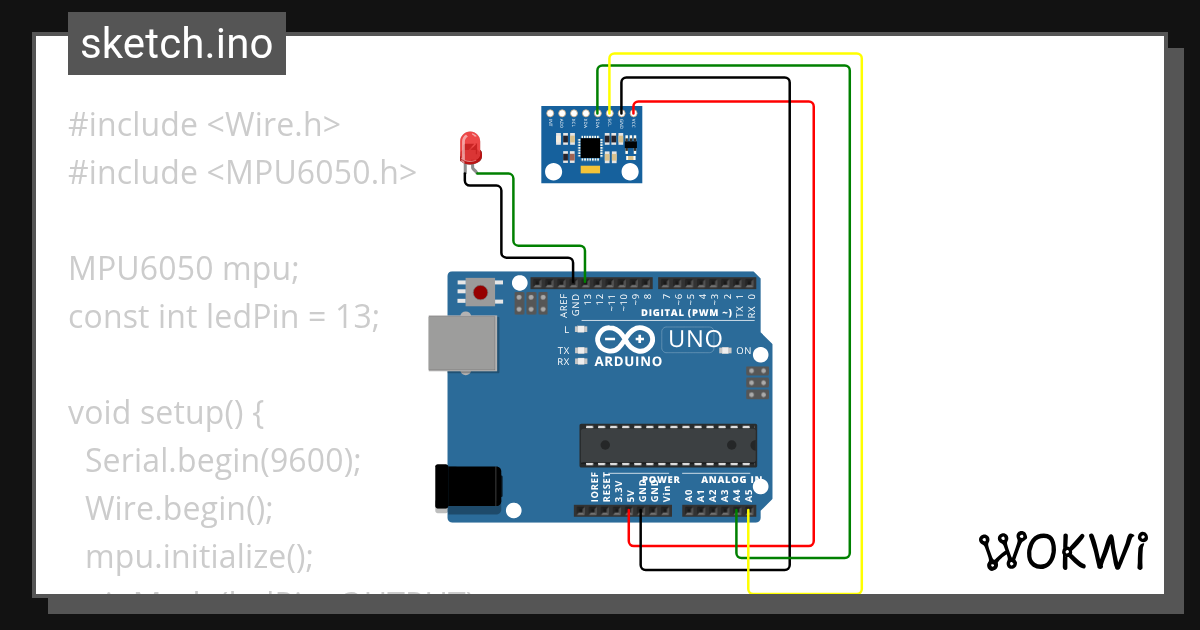 Vibration Measurment Wokwi Esp32 Stm32 Arduino Simulator 9650