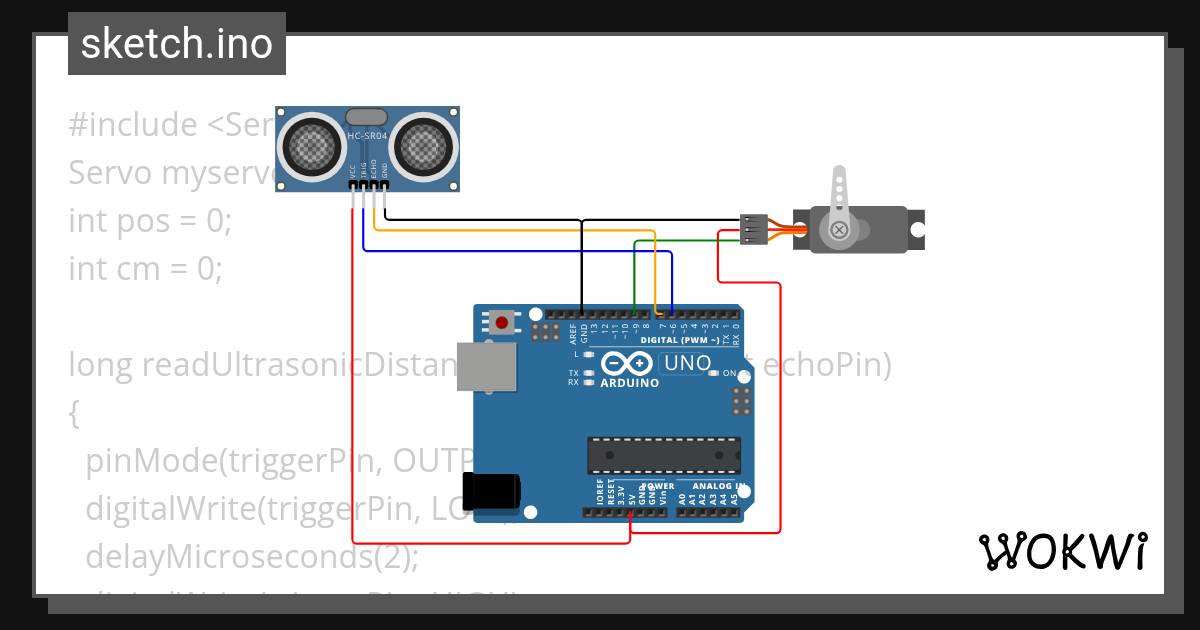PINTU PARKIR (Nathaniella/ 12 F1/ 30) - Wokwi ESP32, STM32, Arduino Simulator