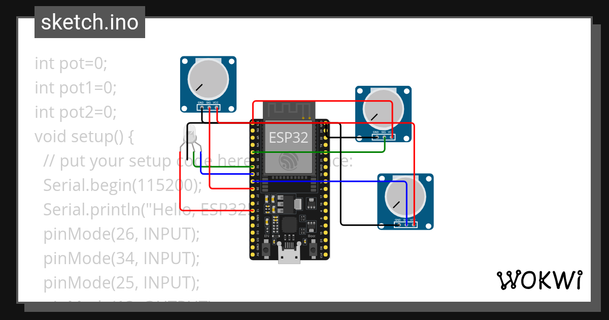 урок 3 Задание не мое Wokwi Esp32 Stm32 Arduino Simulator 9174