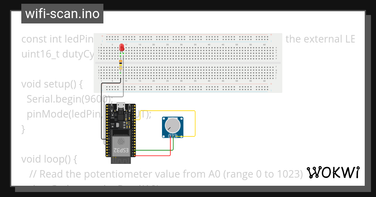 Brightness Control Wokwi Esp32 Stm32 Arduino Simulator