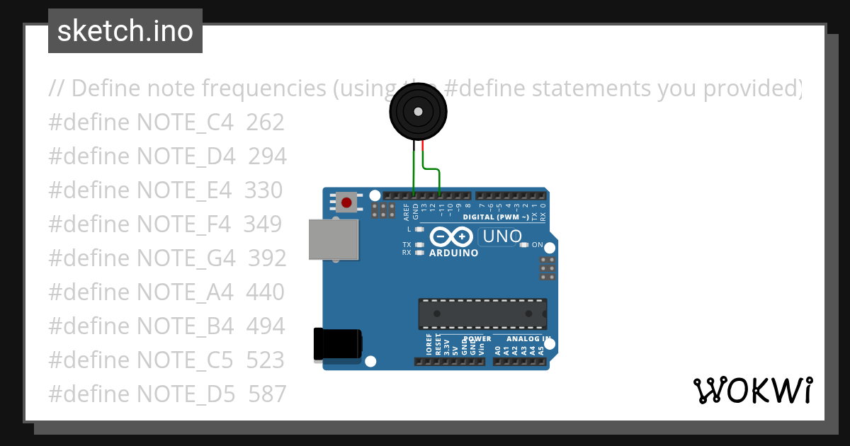 Piano IOT - Wokwi ESP32, STM32, Arduino Simulator