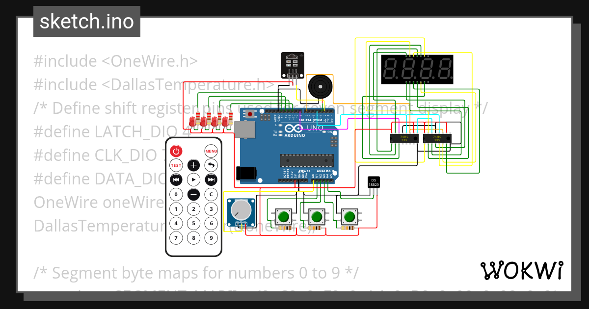 Multifuncion Shield Predloga Wokwi Esp32 Stm32 Arduino Simulator 