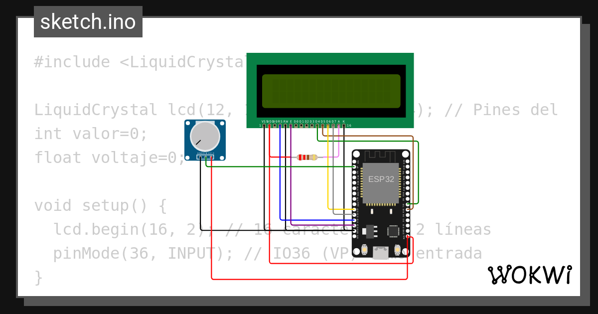 Nuriapráctica 3apartado 4 Wokwi Esp32 Stm32 Arduino Simulator 9534
