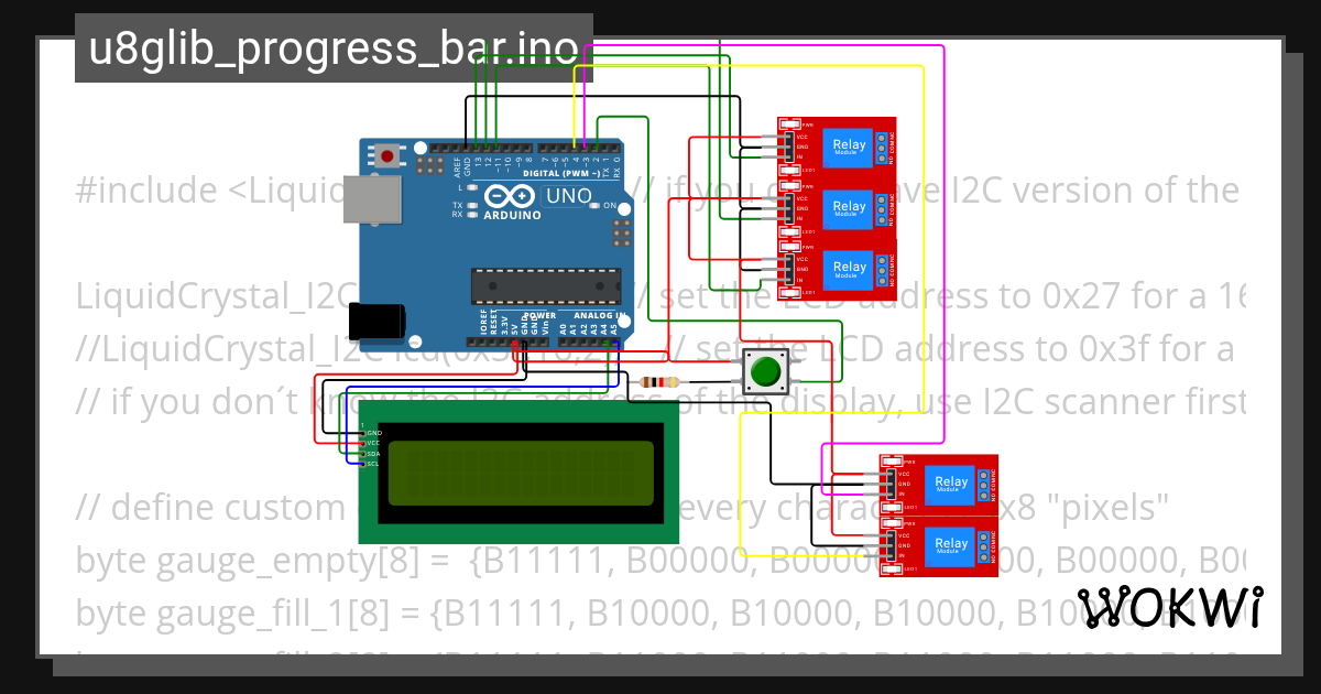 ATS 3 CHANEL WITCH MONITOR - Wokwi ESP32, STM32, Arduino Simulator