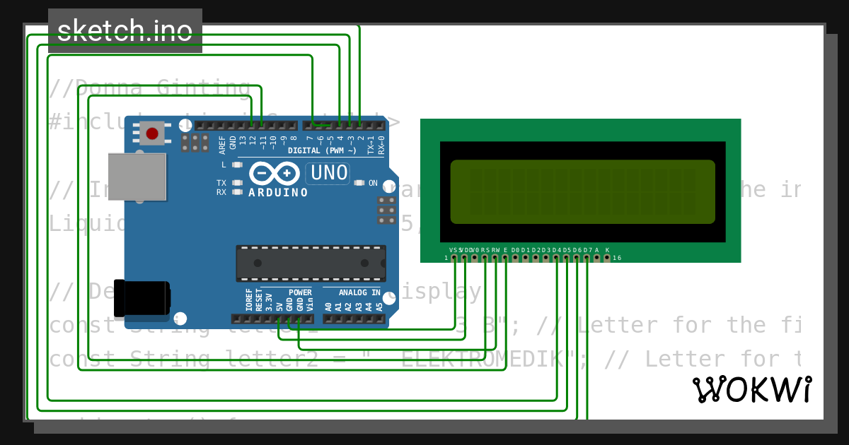 Mikrokontroler Simulasi Lcd Elektromedik Wokwi Esp32 Stm32 Arduino