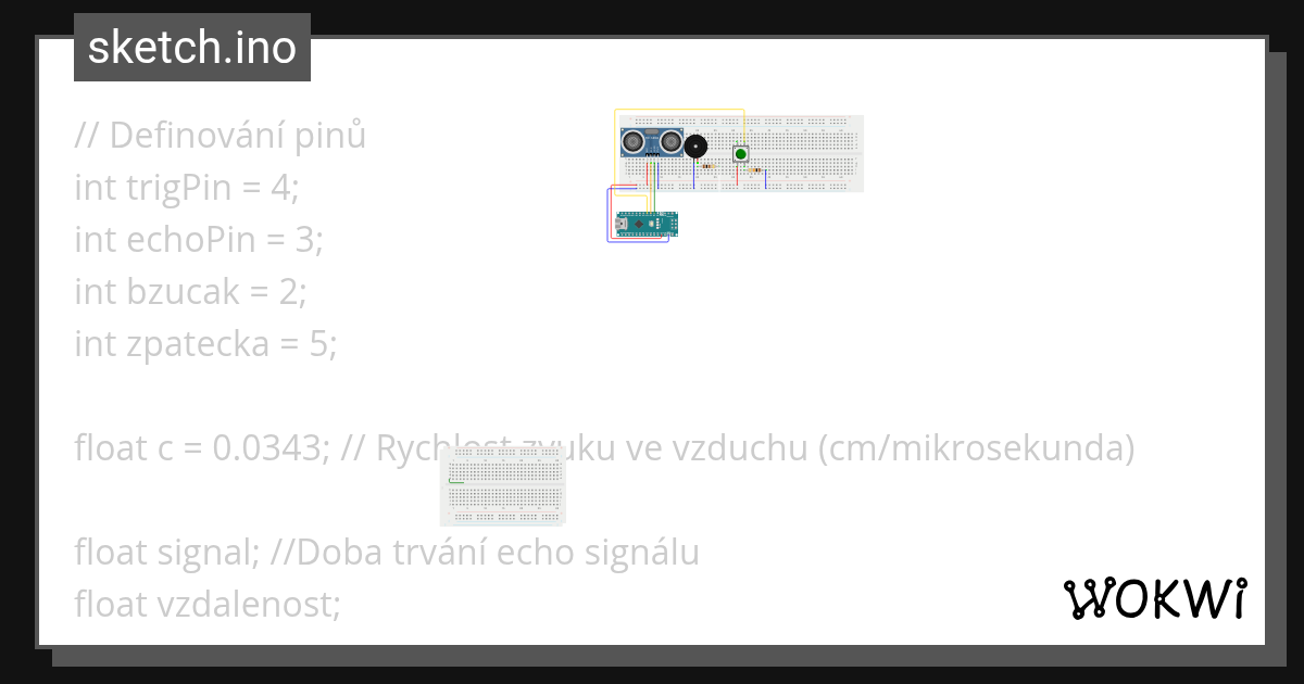 projekt praxe - Wokwi ESP32, STM32, Arduino Simulator