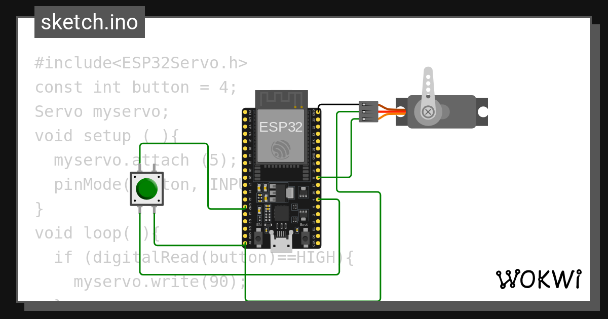 Servo Wokwi Esp32 Stm32 Arduino Simulator 6212