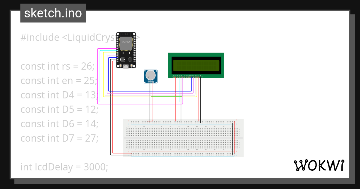 Exp - 5 (Objective 2.4) - Wokwi ESP32, STM32, Arduino Simulator
