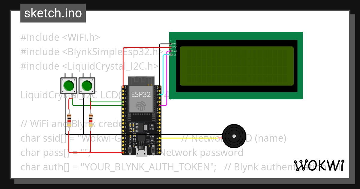 Part 2: Vehicle Speed Detection with Wifi Copy (2) - Wokwi ESP32, STM32, Arduino Simulator