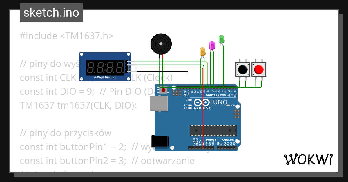 projekt architektura - Wokwi ESP32, STM32, Arduino Simulator