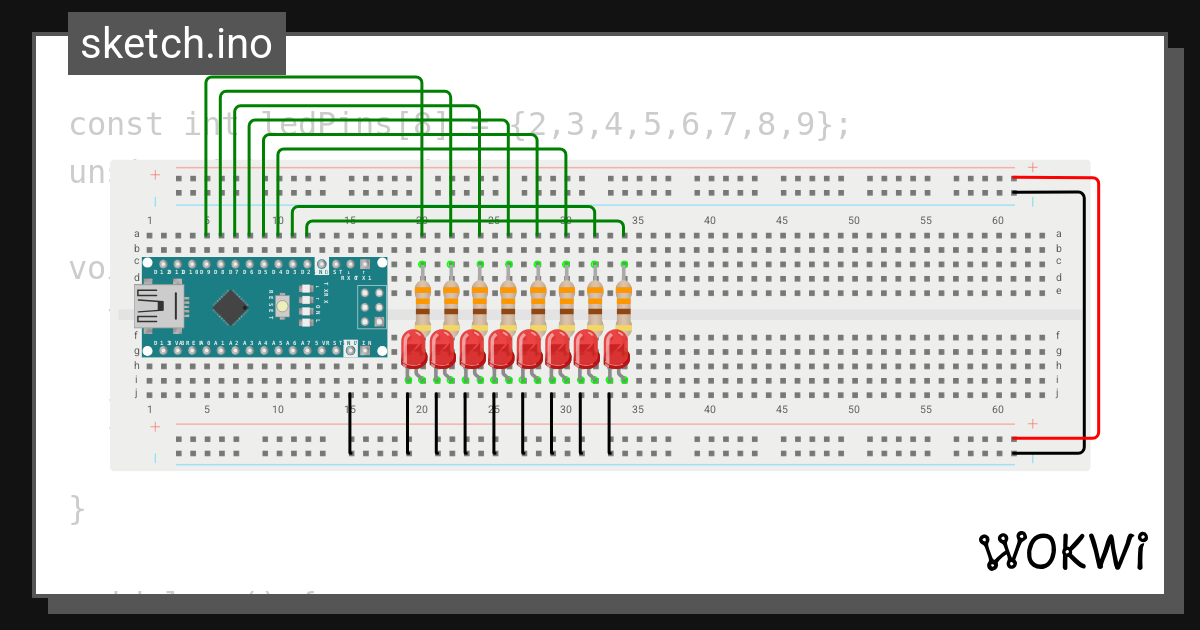 Contador De 8 Bits Wokwi Esp32 Stm32 Arduino Simulator