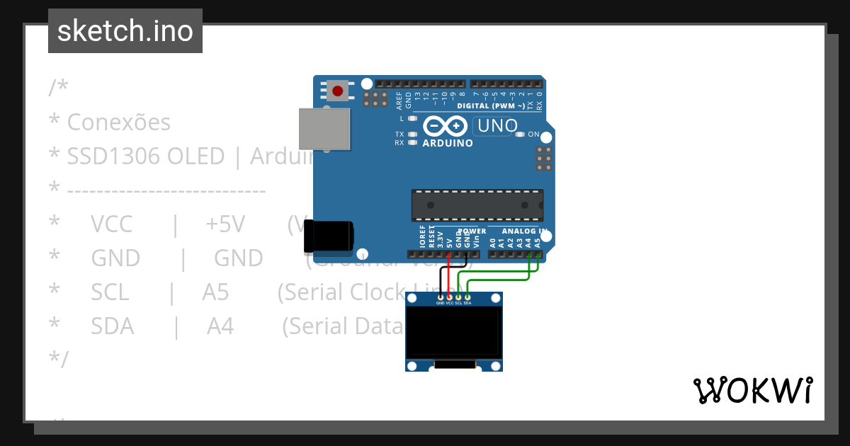 display_oled - Wokwi ESP32, STM32, Arduino Simulator display_oled - Wokwi ESP32, STM32, Arduino Simulator
