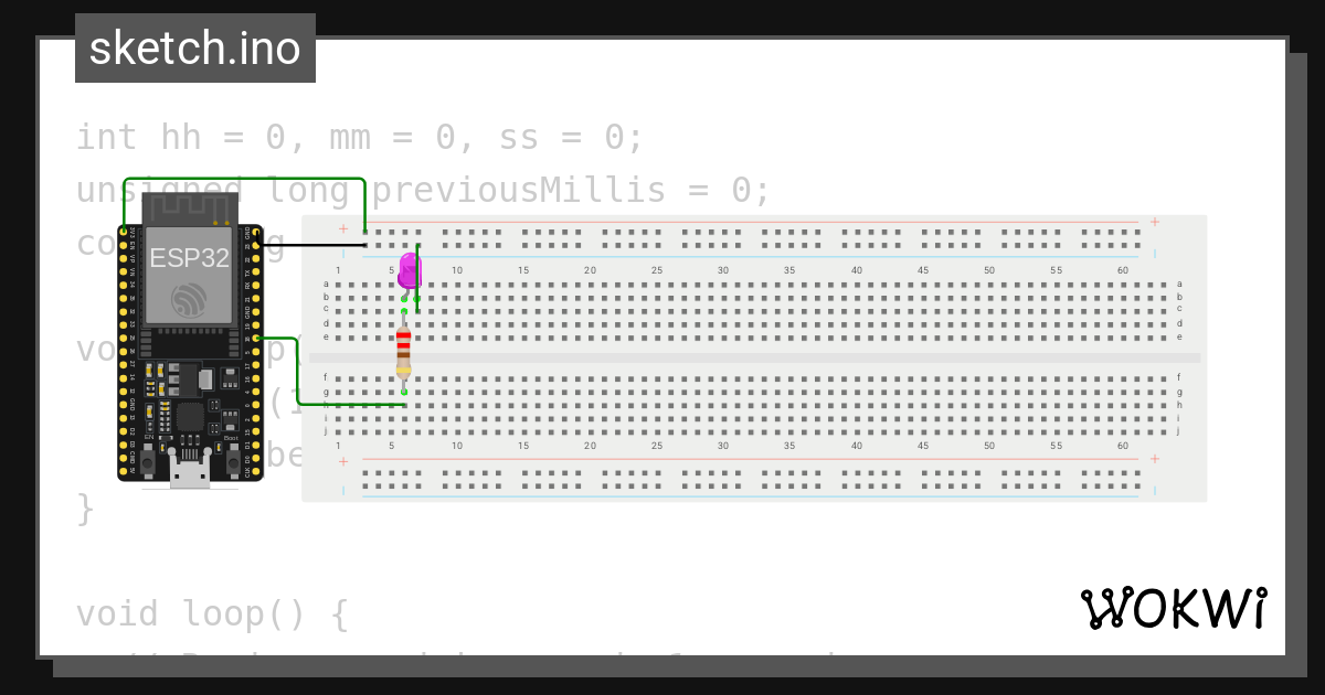Reloj Digital 1 Wokwi Esp32 Stm32 Arduino Simulator 4320