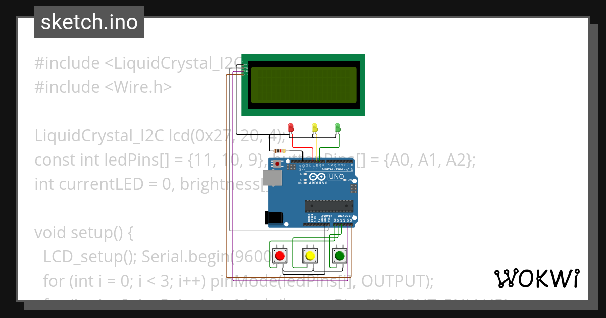 Kontrol Pwm Led Lcd Char Wokwi Esp32 Stm32 Arduino Simulator 0618