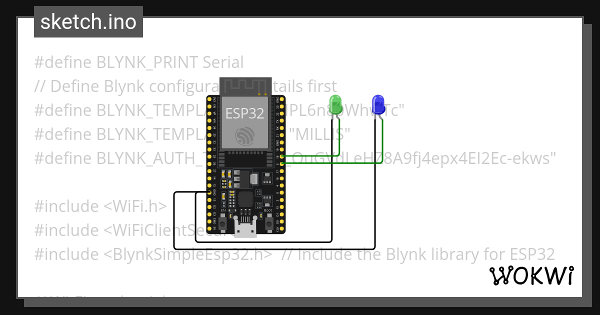 MILLIS BLYNK ARYA IZYAN SAPUTRA - Wokwi ESP32, STM32, Arduino Simulator