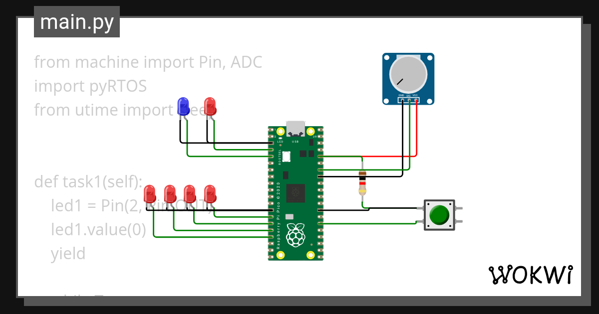 Lab3 part5 - Wokwi ESP32, STM32, Arduino Simulator