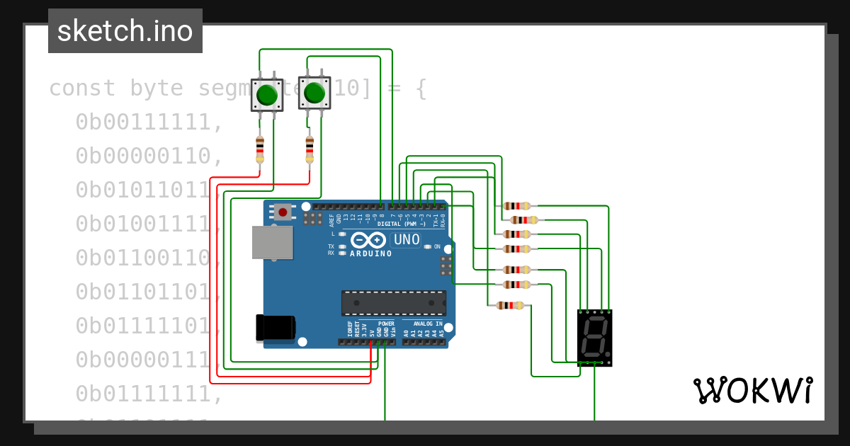 7 sig display - Wokwi ESP32, STM32, Arduino Simulator 7 sig display - Wokwi ESP32, STM32, Arduino Simulator