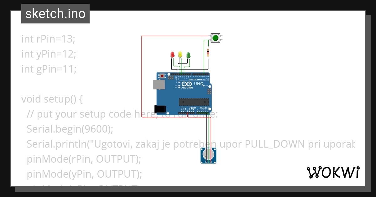 4ura Potenciometer Wokwi Esp32 Stm32 Arduino Simulator 