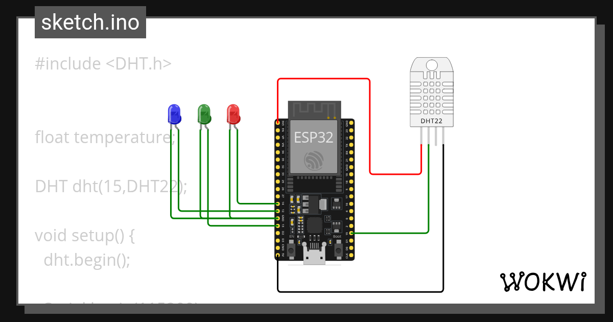 termometro - Wokwi ESP32, STM32, Arduino Simulator