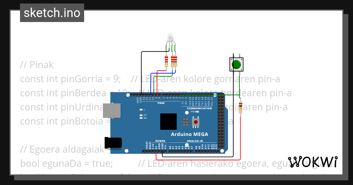 intermitente - Wokwi ESP32, STM32, Arduino Simulator