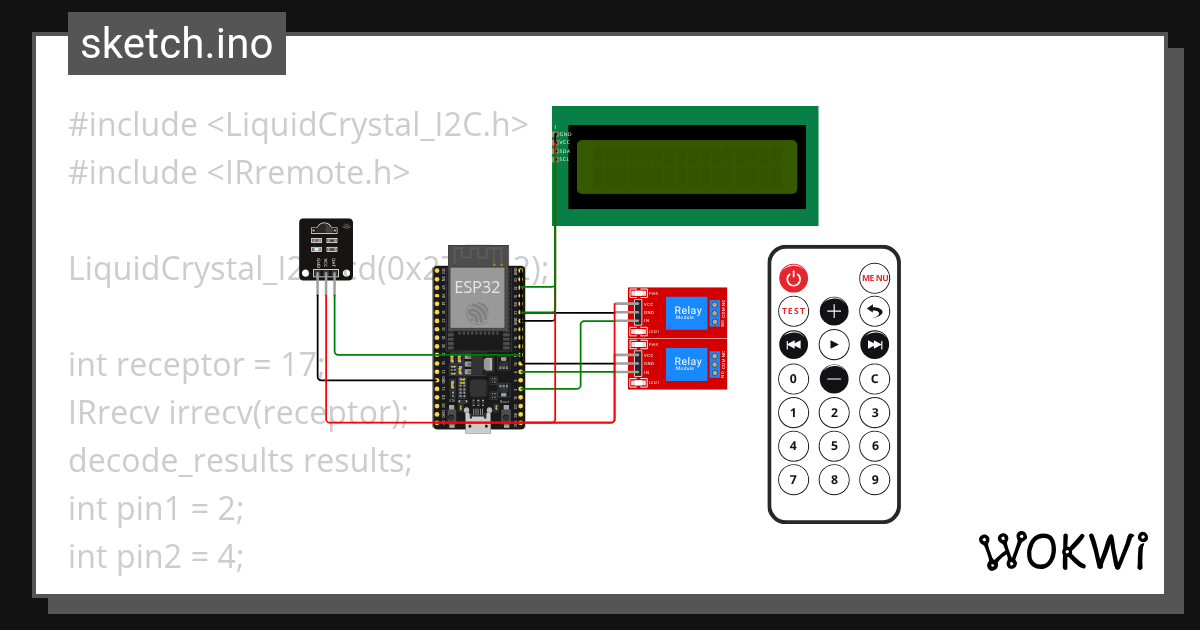 Esp32_Remote - Wokwi ESP32, STM32, Arduino Simulator