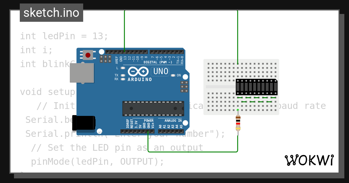 Blink Copy Wokwi Esp32 Stm32 Arduino Simulator 8117