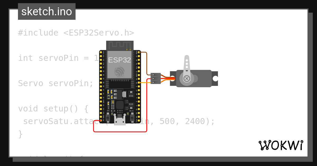 Servo Wokwi Esp32 Stm32 Arduino Simulator 5620