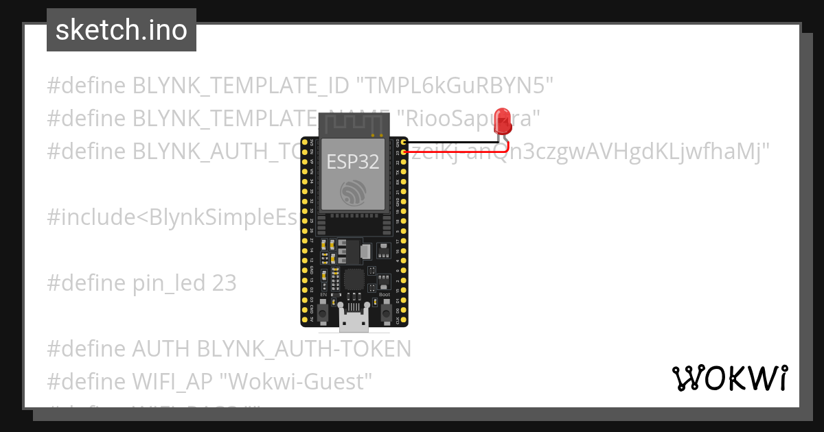 project 1 - Wokwi ESP32, STM32, Arduino Simulator
