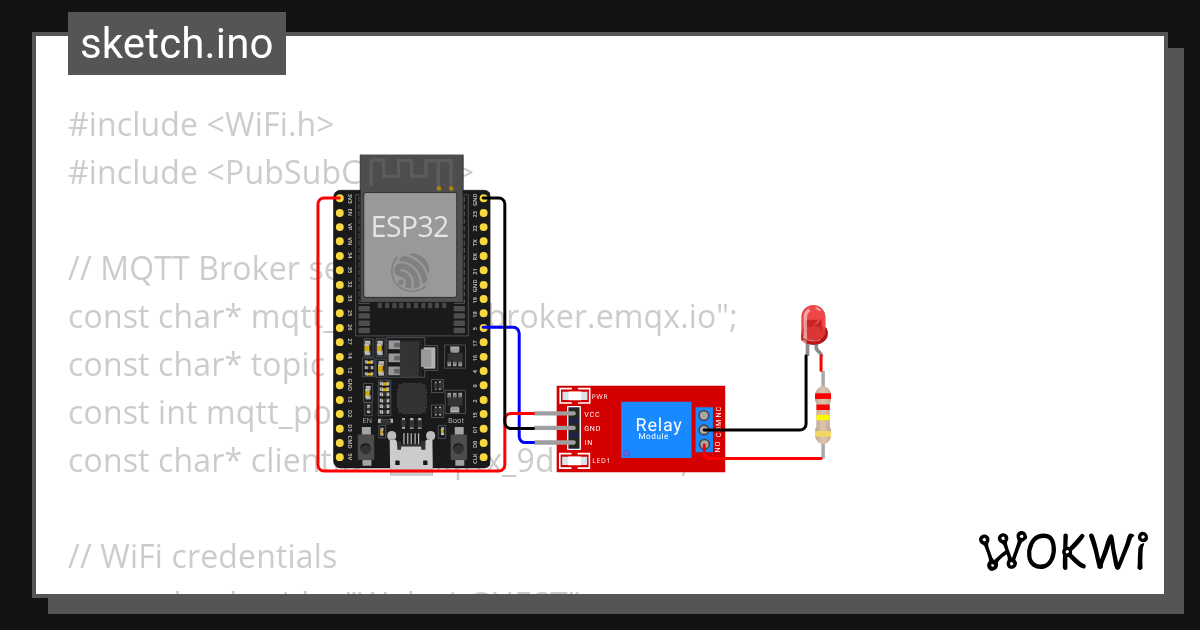 Mqtt Wokwi Esp32 Stm32 Arduino Simulator 