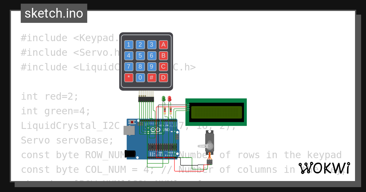 Keypad Assingment Wokwi Esp32 Stm32 Arduino Simulator 7178