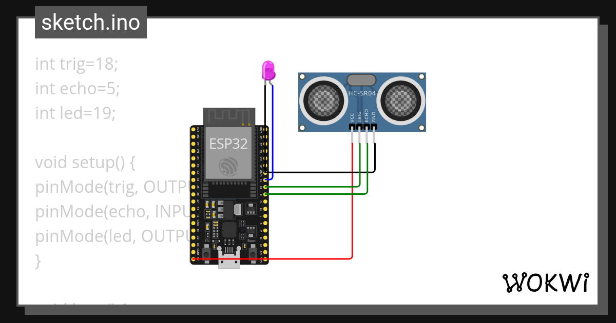 Sensor 1 Wokwi Esp32 Stm32 Arduino Simulator 