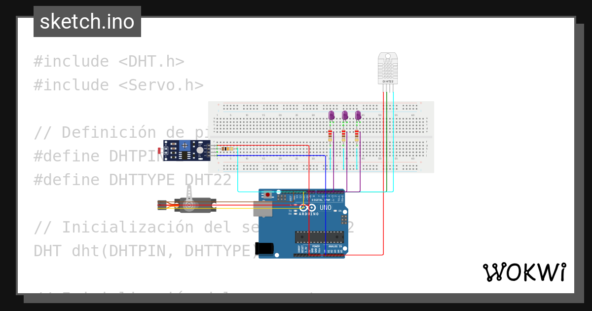 Aplicación De Control Ambiental Wokwi Esp32 Stm32 Arduino Simulator 3023