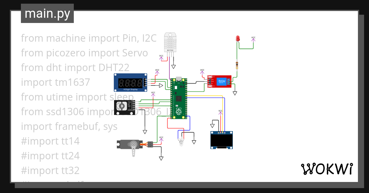 Picoofen Ssd1306 Wokwi Esp32 Stm32 Arduino Simulator 7742